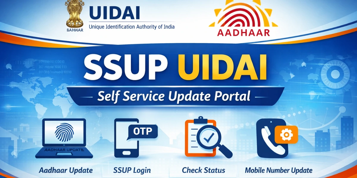 SSUP UIDAI: SSUP Aadhaar Portal, Login, Update & Status